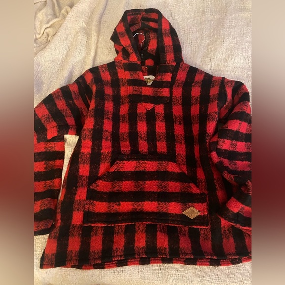 earth Ragz | Shirts | Earth Ragz Buffalo Print Hoodie Size Med | Poshmark